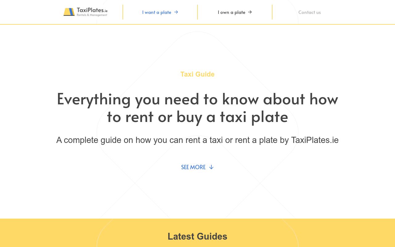 TaxiPlates.ie | A drivers guide on how to rent a taxi plate - step by step